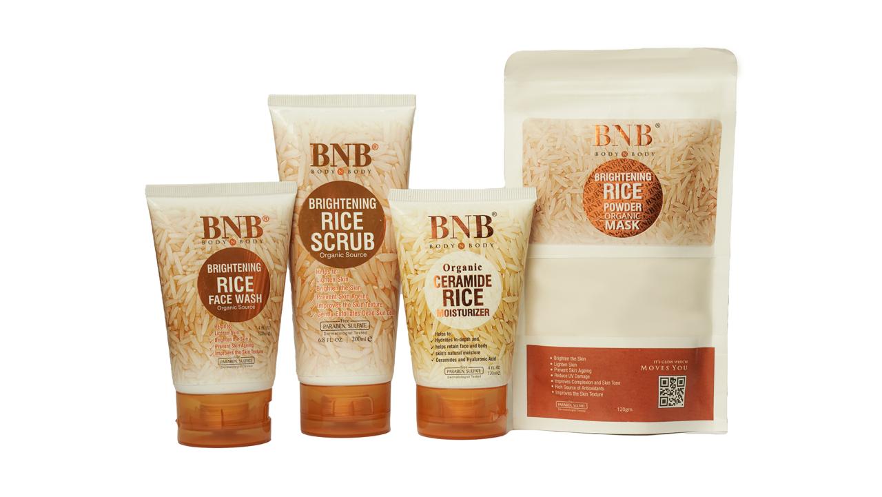 BNB Rice Glow Facial Kit 4 in 1 | Daraz.pk