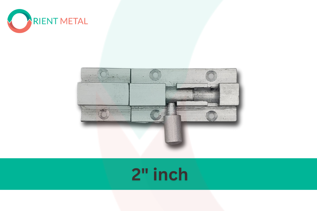 Orient Metal 2 Inch Aluminum Tower Bolts Chatkhani Kundi Lock Easy ...