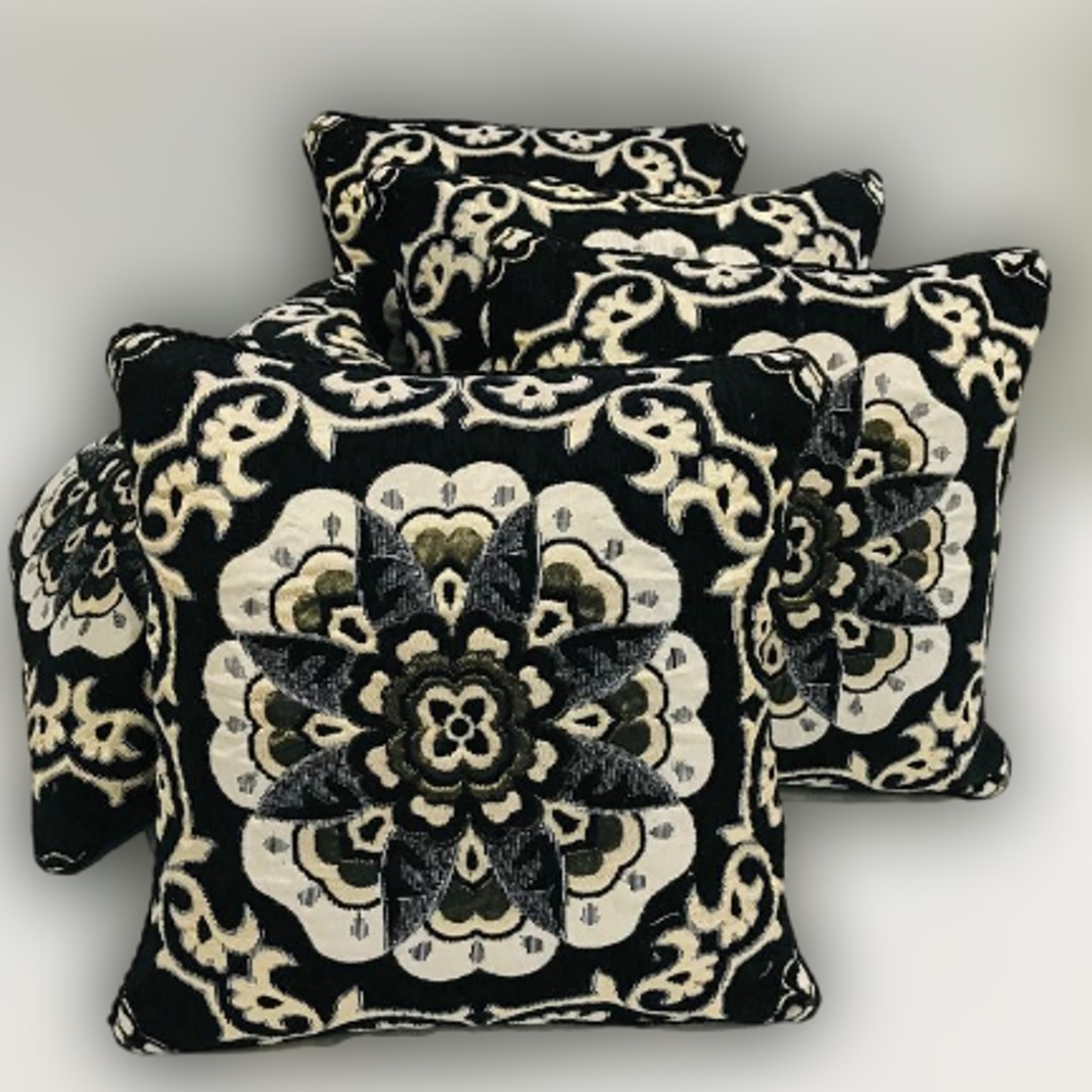 Velvet Jacquard Cushion Covers Pack of 5 pc | Vibrant Design & Colors ...