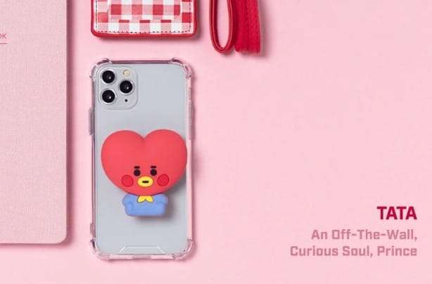 K-pop BTS famous Official BT21 Baby Bubbly Popsocket - Smartphone Grip ...