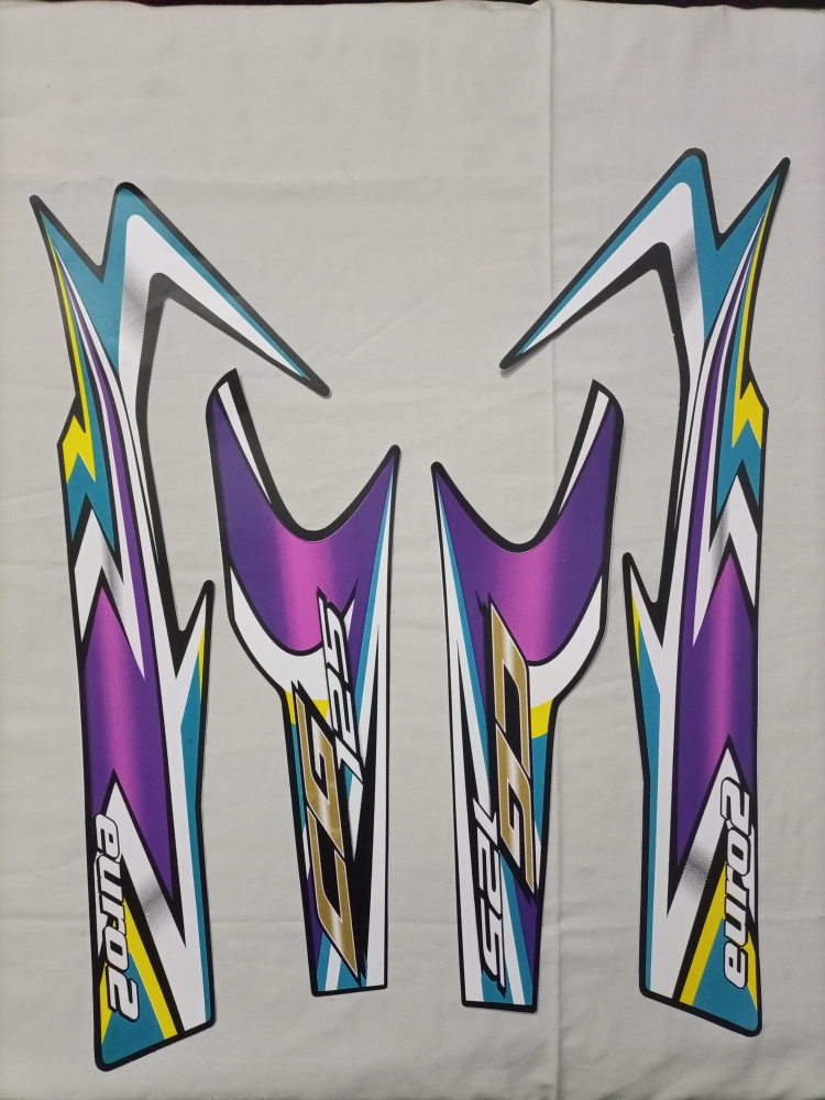 Tanki Tapa Sticker 2020 Model Honda 125 ( COMPLETE SET ) | Daraz.pk