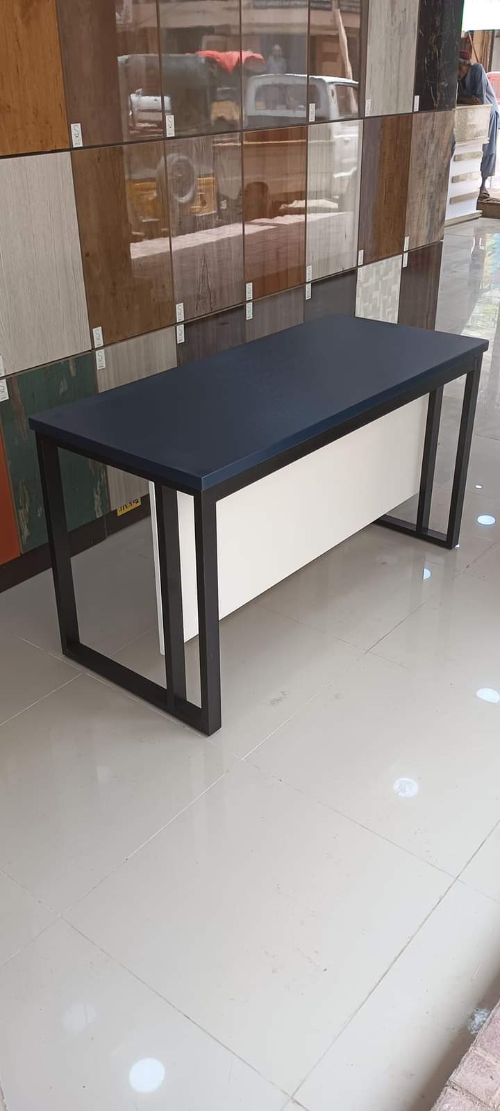 Al Noor Lasani And MS Steel frame Office Table | Daraz.pk