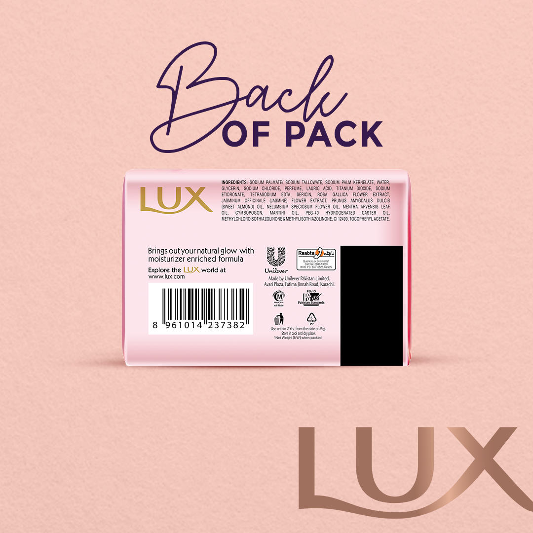 Lux Allure Bar Rose Glow - 98G | Daraz.pk