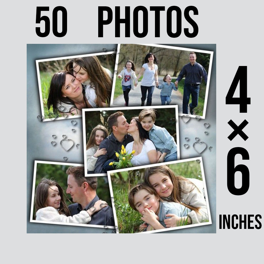4x6 customized Photo Cards & Set of 5/10/15 pcs with Digital High ...