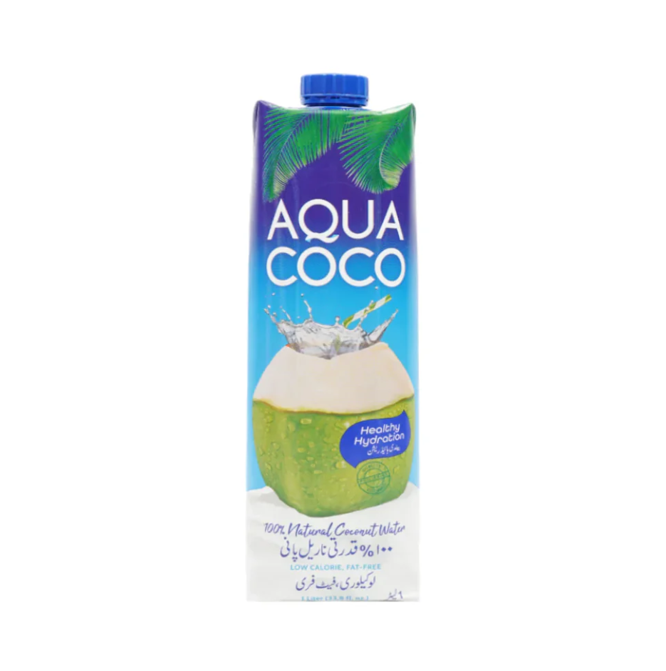 Aqua Coconut Water 100 % Pure Coco Water for Good Health and Hydration ...