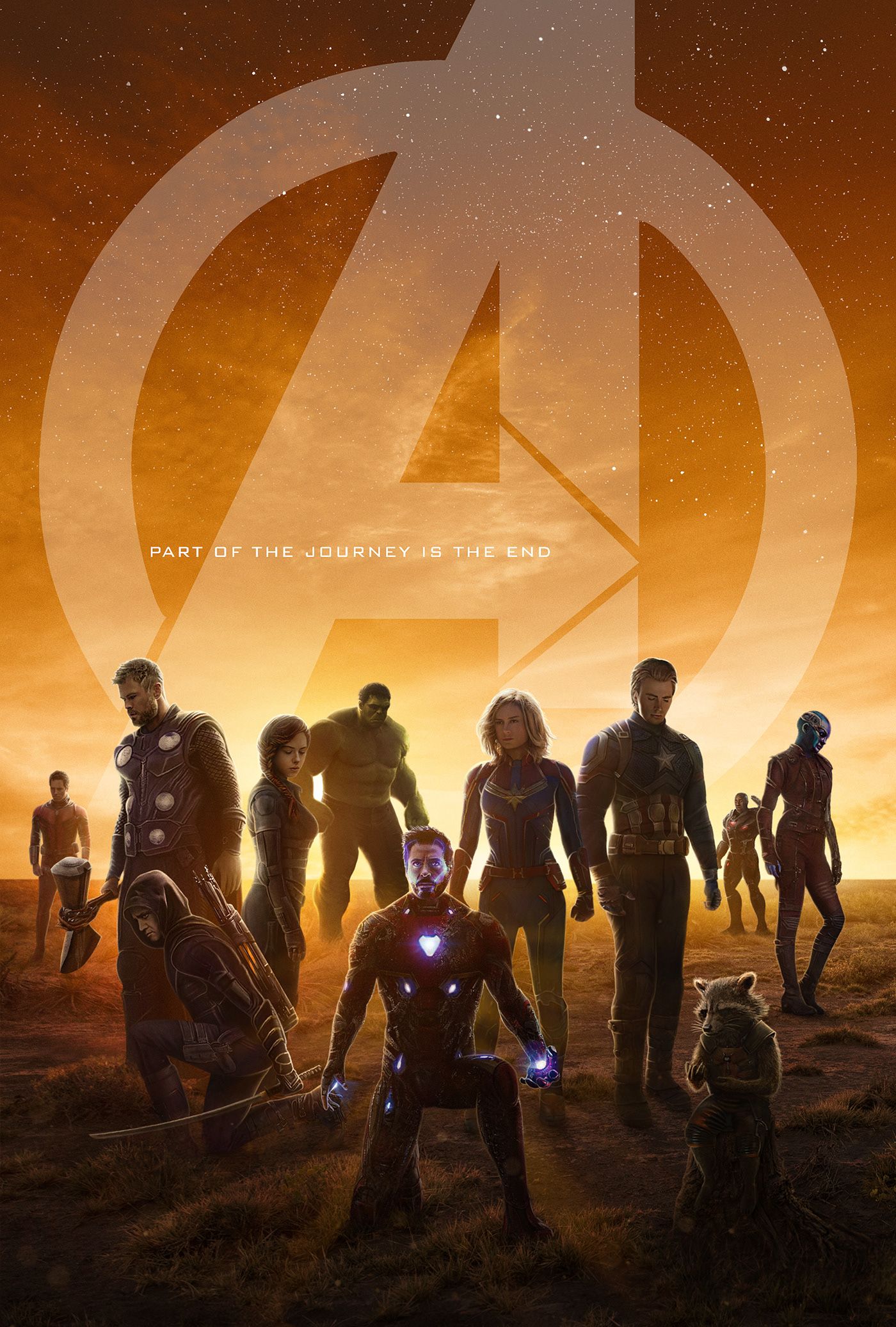 The Avengers Endgame by the Marvel MCU 2.0 Multiverse Fan Posters Vinyl ...