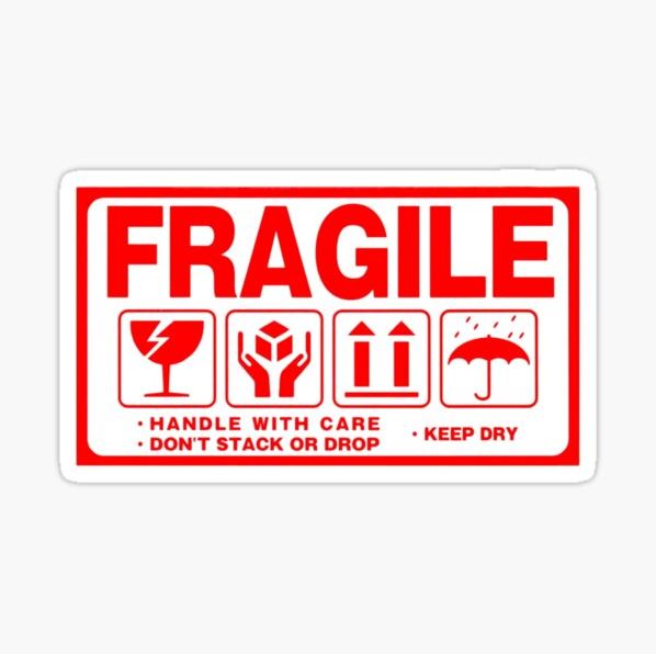 Fragile Warning Stickers for Sensitive Products Handle With Care | Daraz.pk