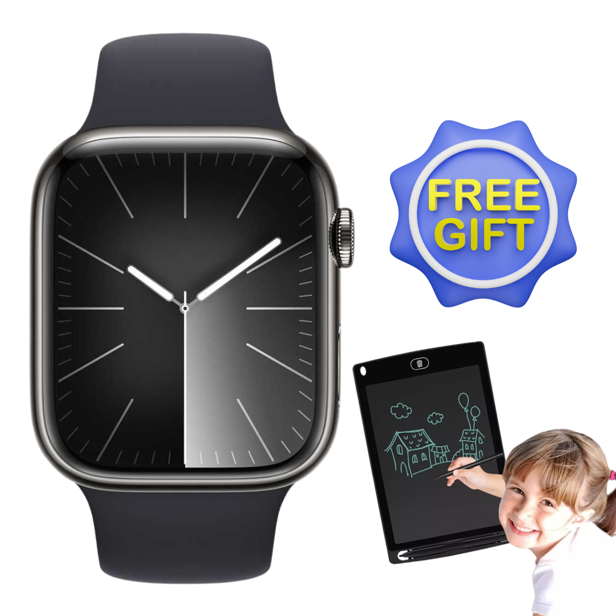 Smart Watch New Series 8 Waterproof 1.75 inch Display Support Mobile ...