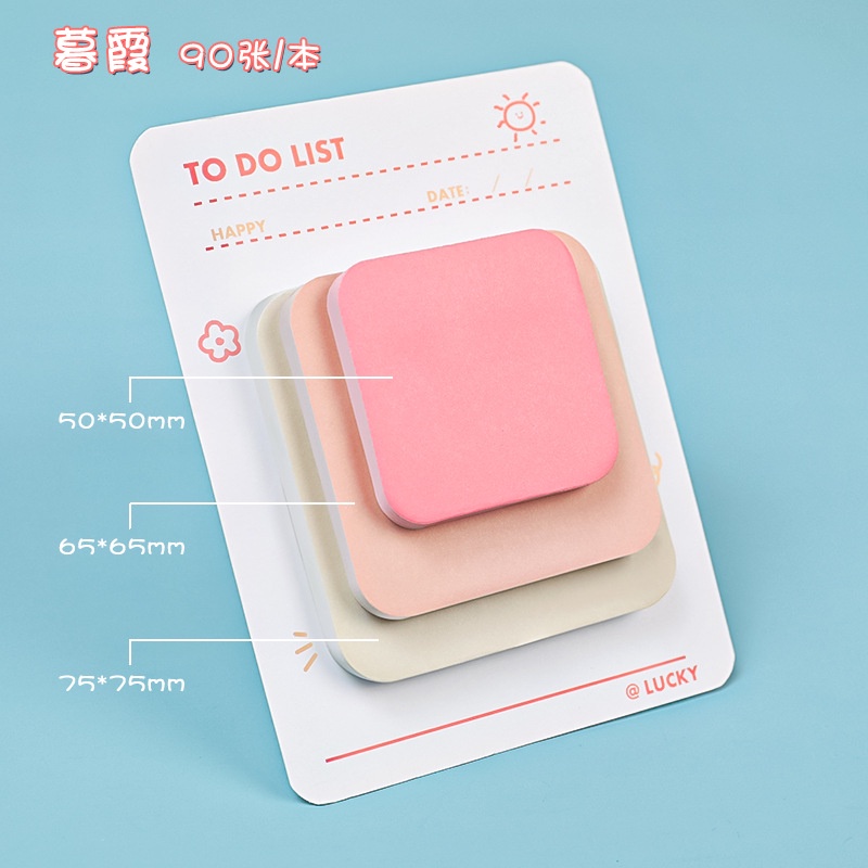Stacked series of sticky notes ins style student notes message sticky ...