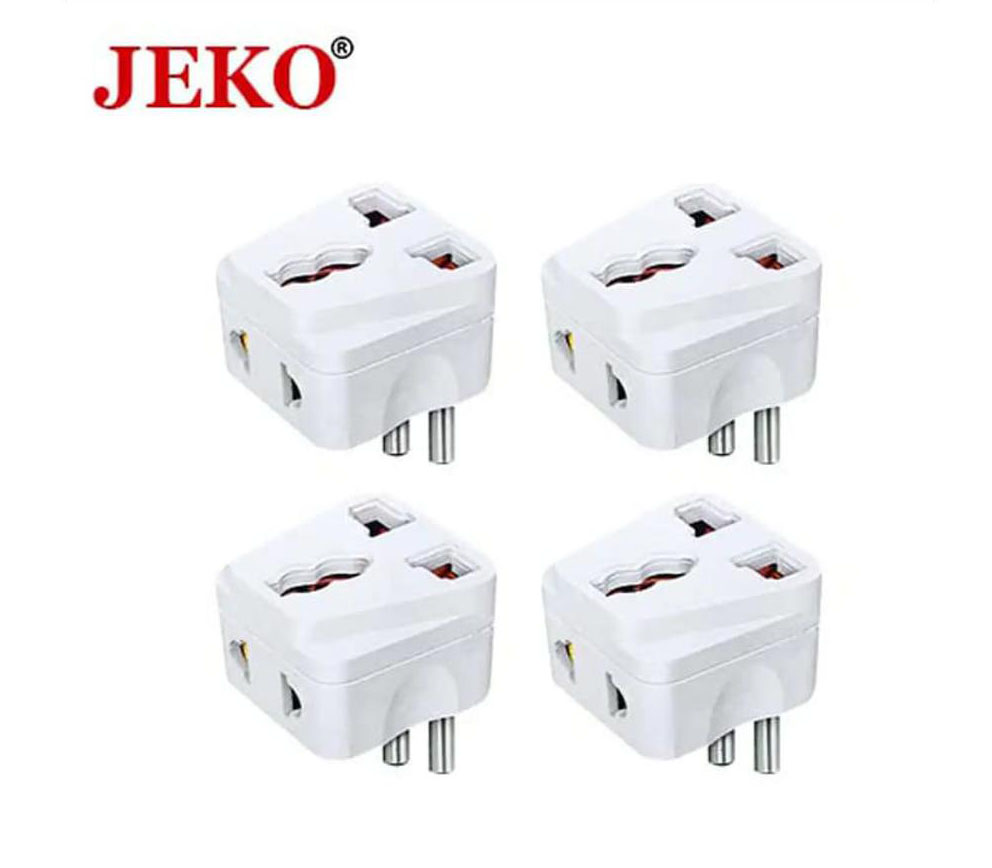 JEKO 3 pin Plug Adapter | Multi plug sockets | Plug Socket, Multi Plug ...