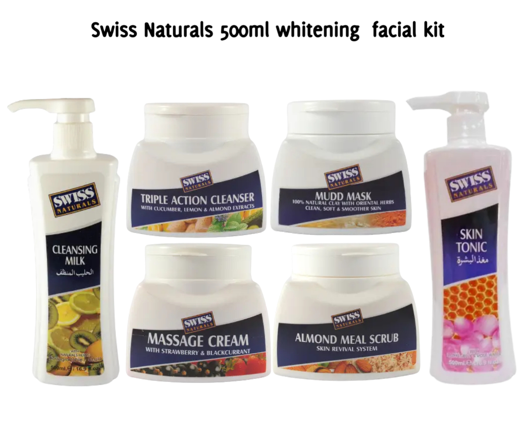 Swiss Naturals Professional Parlour Whitening Complete Facial kit ...