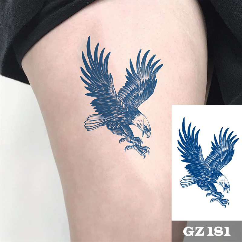 Semi-Permanent Temporary Tattoo Sticker for Men Boys Long-Lasting 1-2 ...
