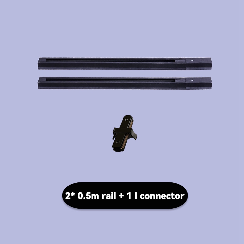 Track Light Rail Set 2 Wire Lighting Fixture 0.5M 1M Spot Led Track ...
