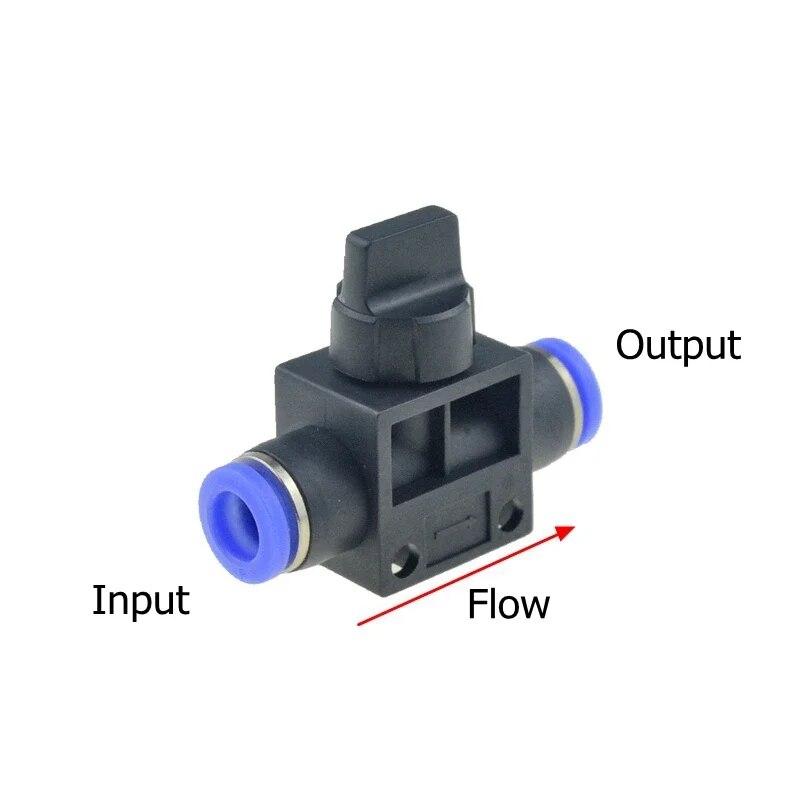 Pneumatic Ball Valve Quick Fitting 4 6mm 8mm 10mm 12mm Compressor Air ...
