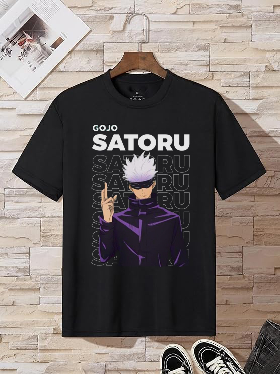 ANIME Jujutsu Kaisen character Gojo Satoru design Tshirt for Anime fans ...