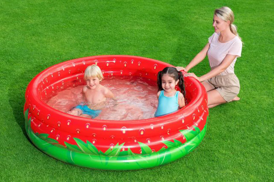 Bestway Pool 63"x15" Sweet Strawberry Baby Pool | Daraz.pk