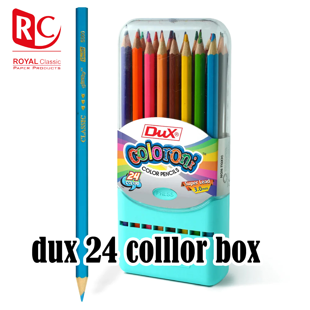 Color Pencil 24 Color Pencil DUX GOLDFISH DEER BRITO | Daraz.pk