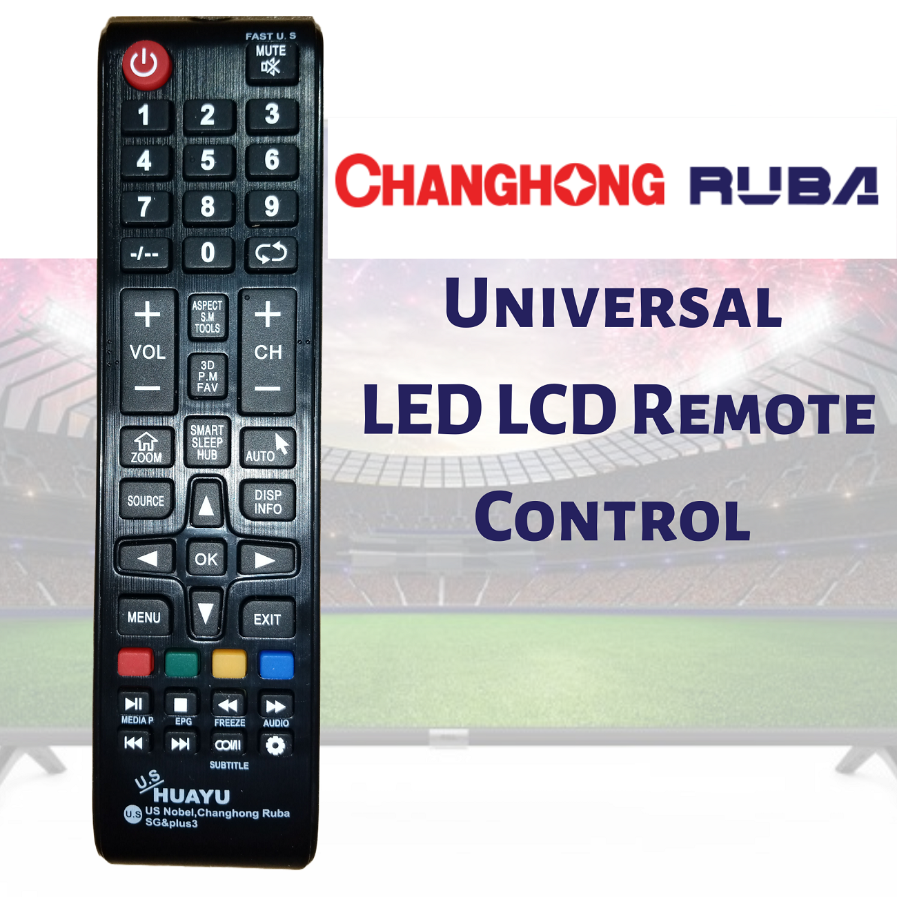 ChanghongRuba Nobel Cemex Universal Remote Control for ChangHongRuba ...