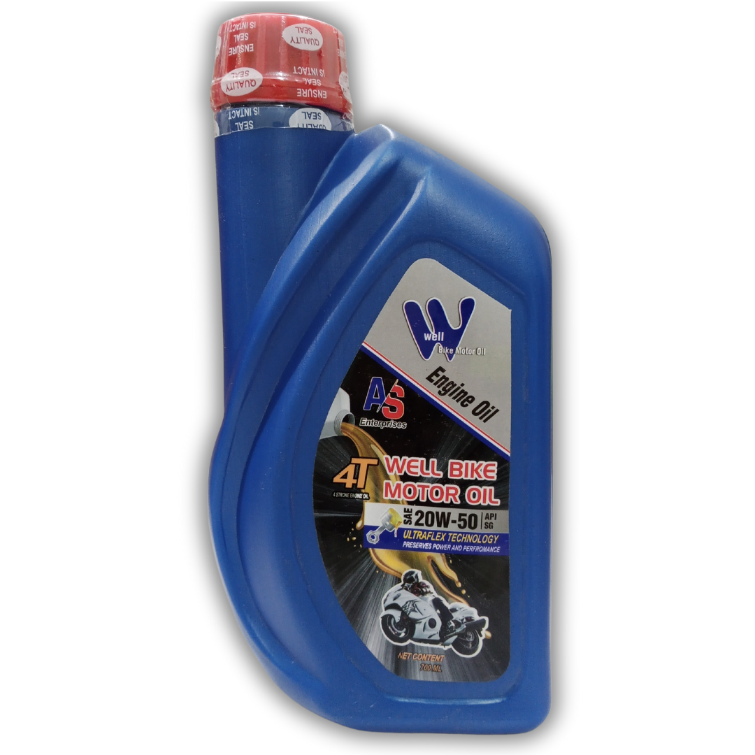 Well Premium 4T 20W50 Engine Oil - Optimal Performance for Your CD 70 ...