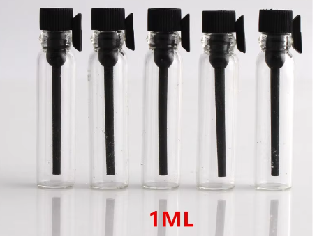 Clear Transparent Glass Essential Oil Perfume Drop Stick Sample Bottle ...
