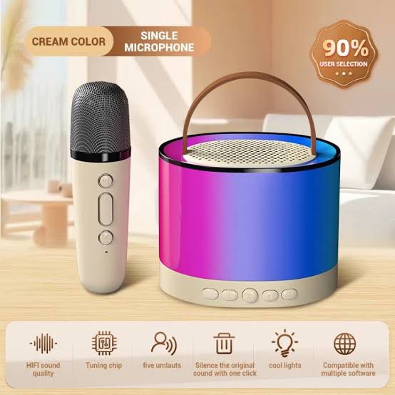 K12 Mic Portable Microphone Wireless Bluetooth Speaker | Daraz.pk