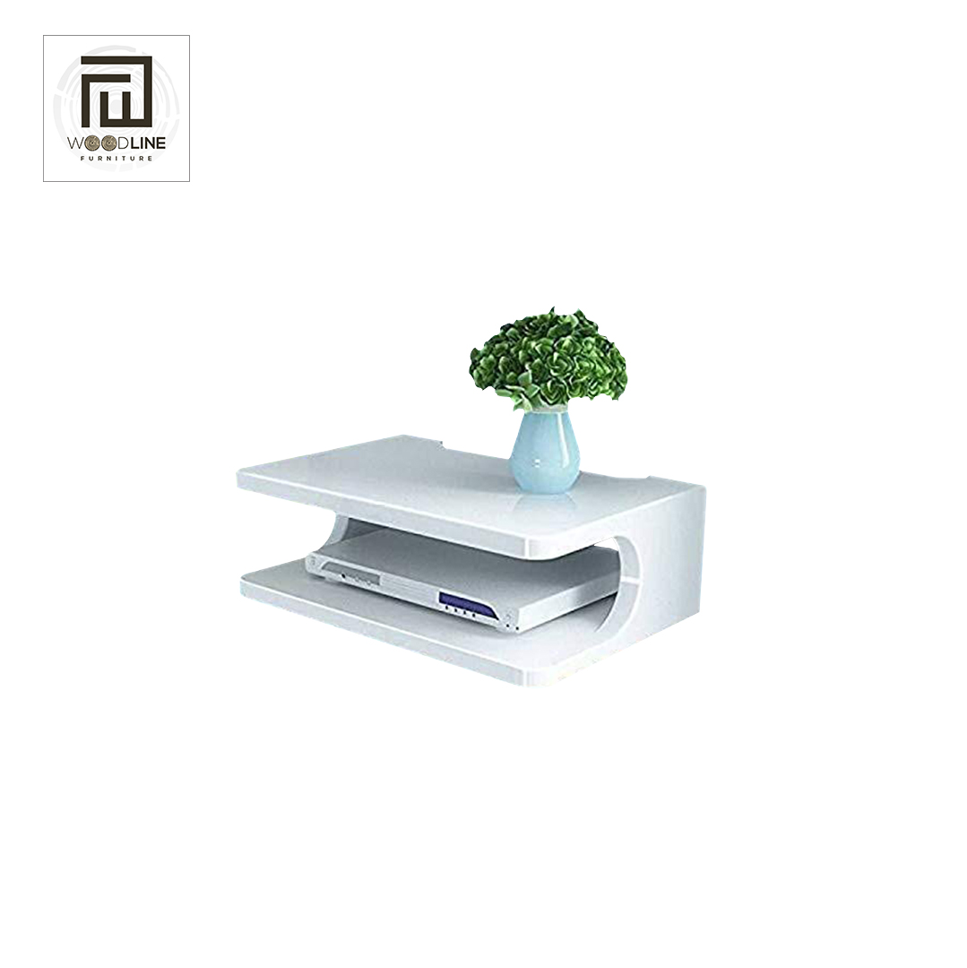 2 Layers Wall Mounted Shelf For Wifi Router, Phone, Decorative Items ...