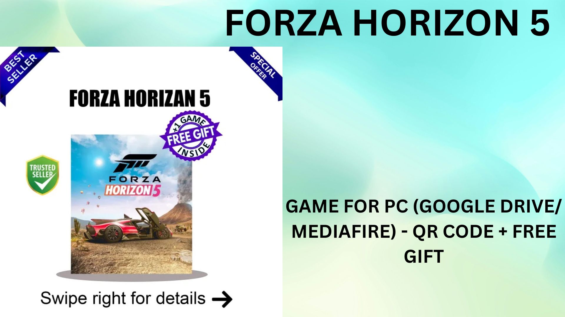 FORZA HORIZON 5 - GAME FOR PC (GOOGLE DRIVE/ MEDIAFIRE) - QR CODE ...
