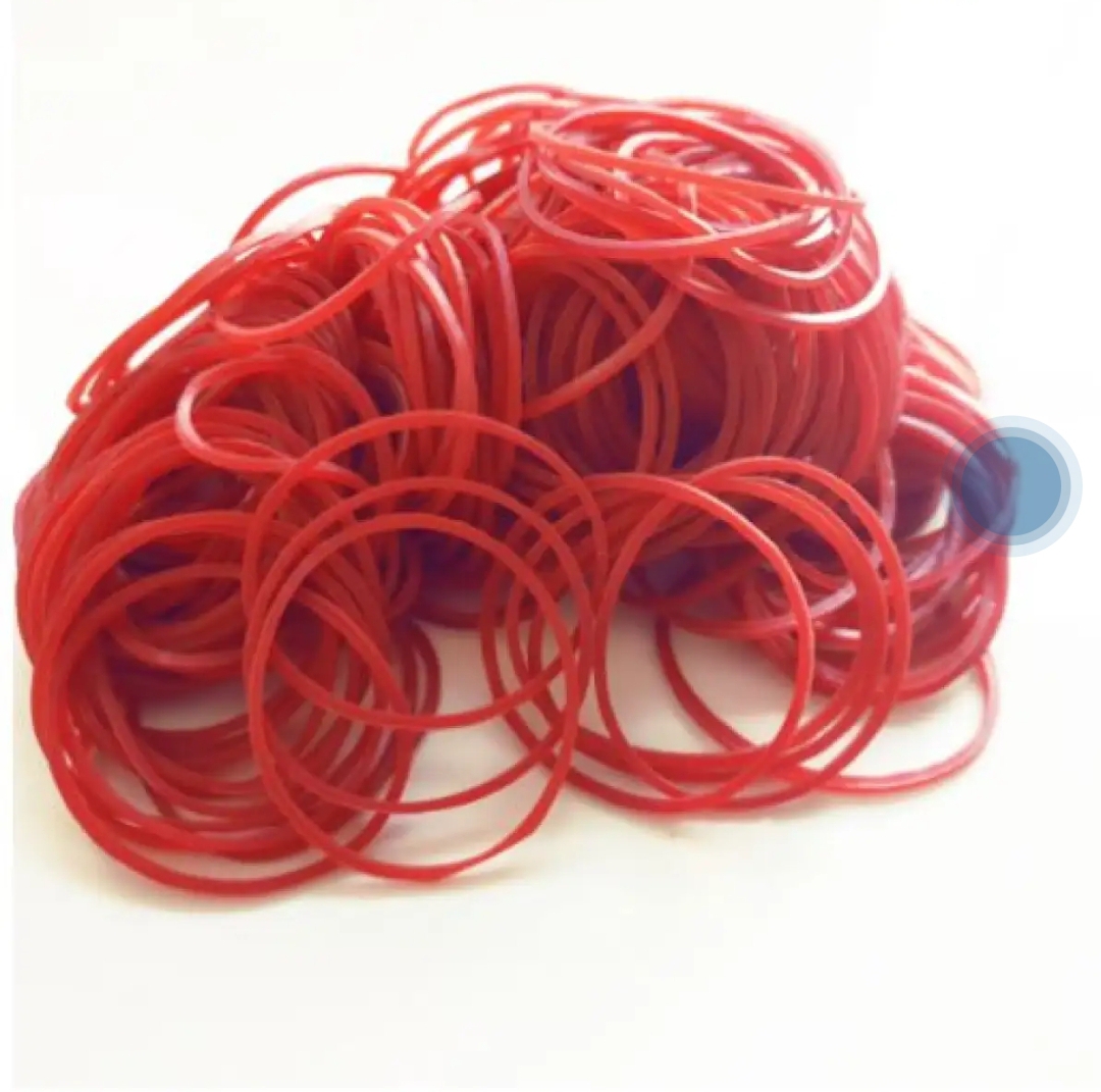 High Quality Red Color Rubber Bands hair Packing Business School ...