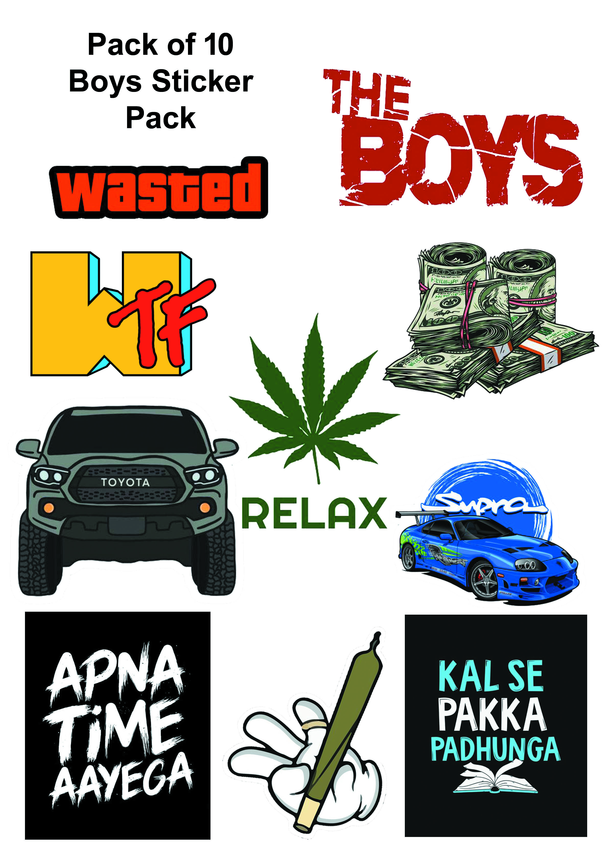 The Boys Sticker for Laptop - 3 x 3 inch Aesthetic Art Stickers for ...