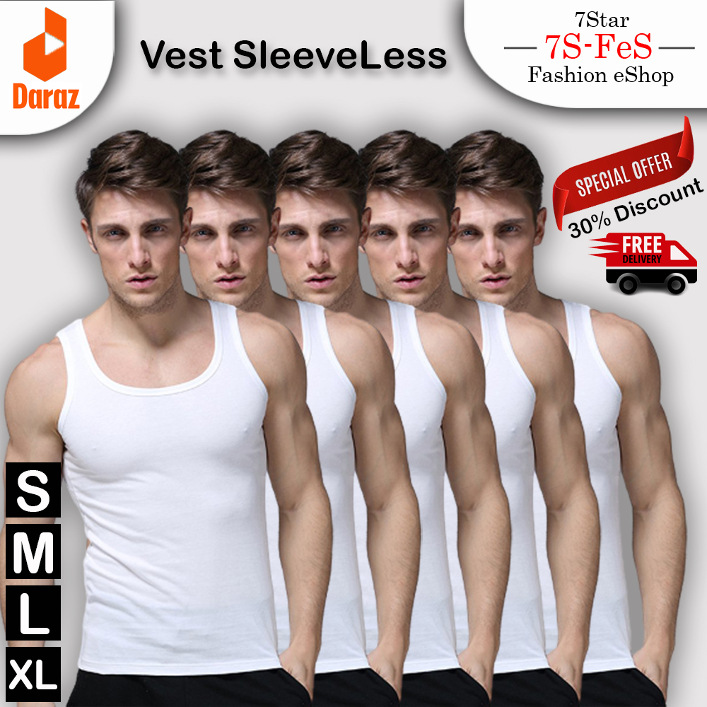 Pack Of 5 Cotton vest banyan Stretchable Shape Wear Vest for Men Round ...