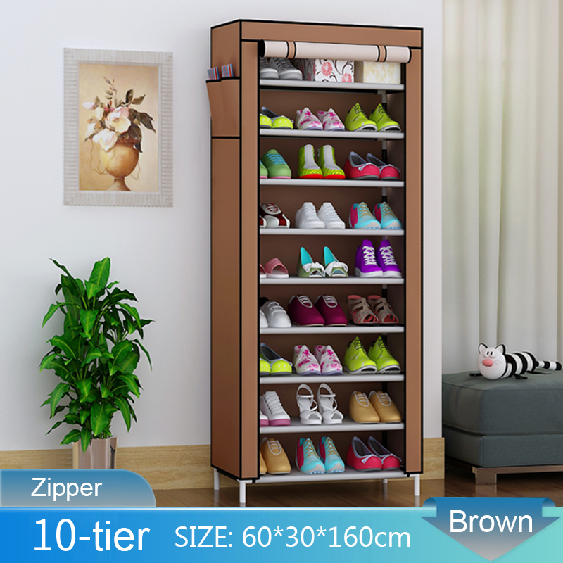 7,10,12 Layers Shoe Rack Organizer, for 20-40 Pairs Shoe Storage, 12mm ...