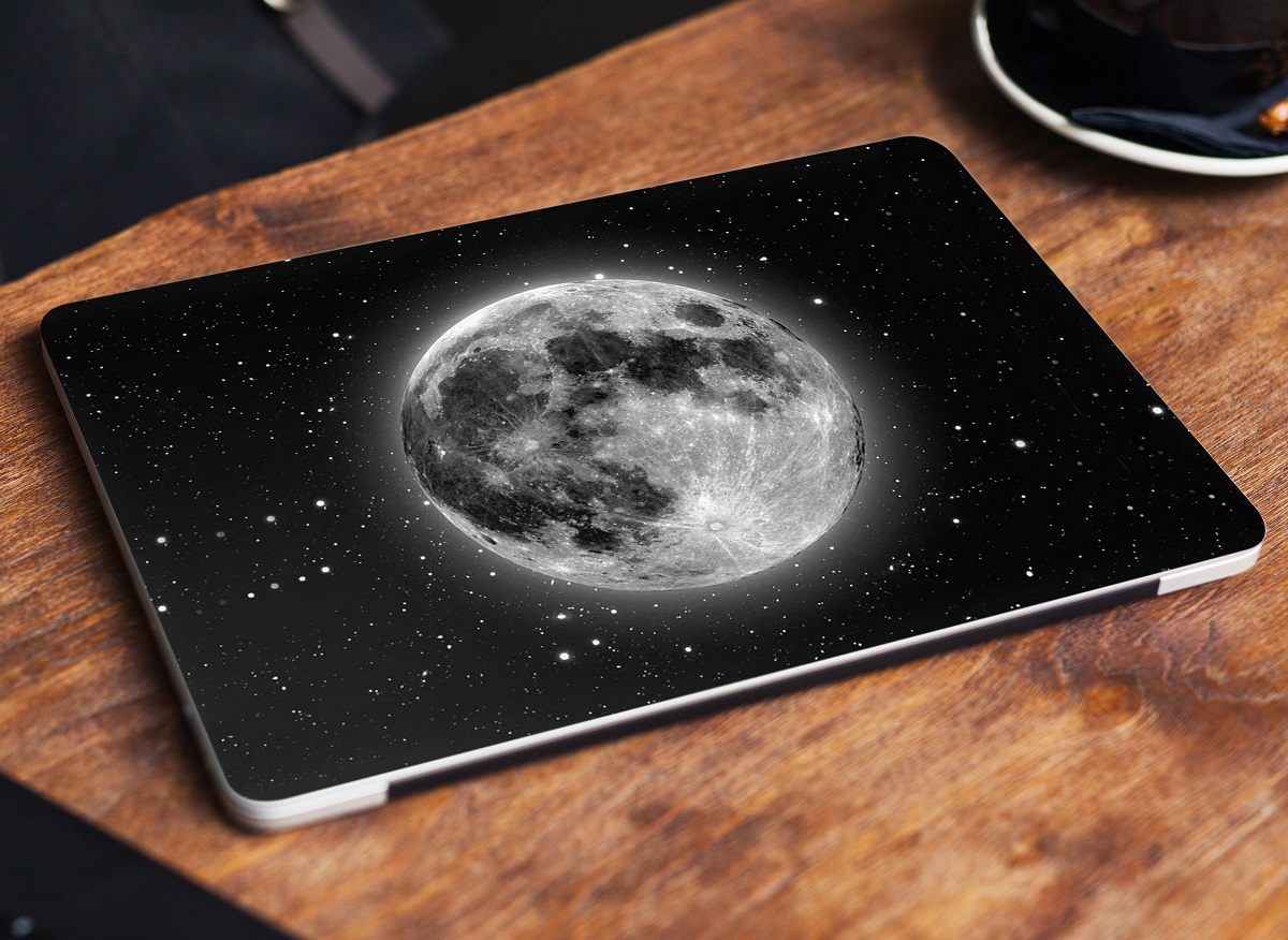 Moon laptop skin vinyl sticker decal 12 13 13.3 14 15 15.4 15.6 inch ...