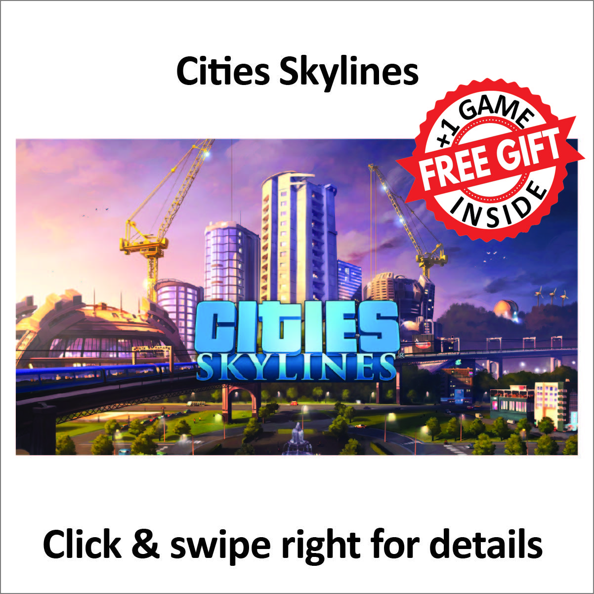 Cities Skylines Game For PC (Google Drive/ Mediafire) | Daraz.pk