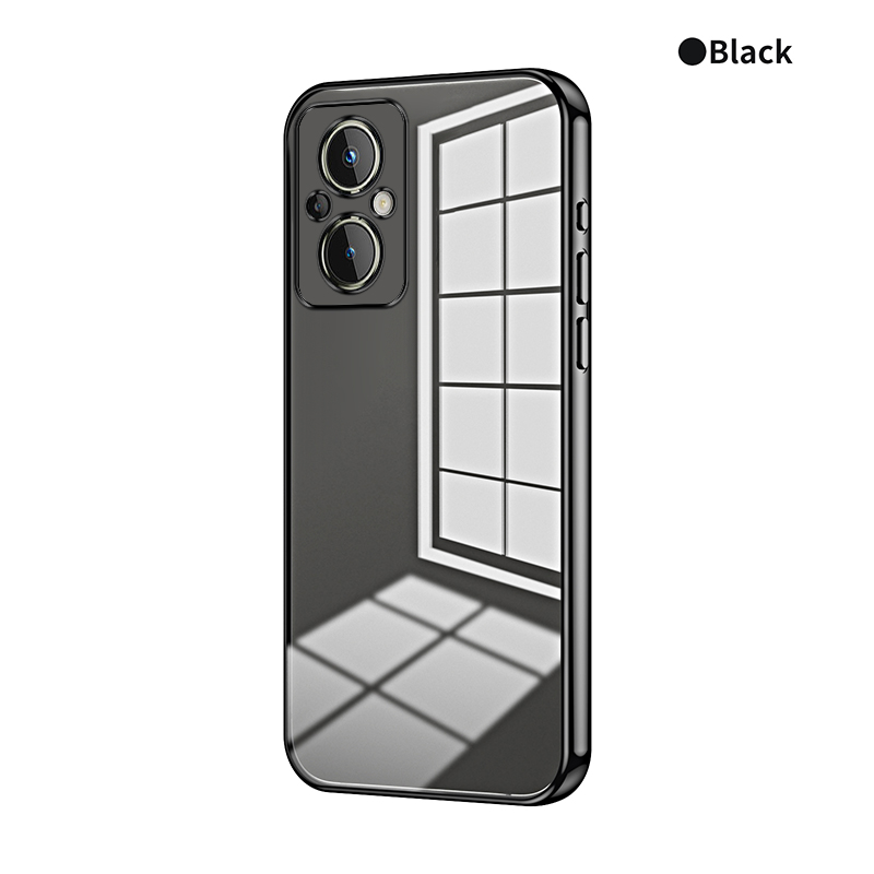For OnePlus Nord N20 5G Phone Case, Transparent Plating Soft Silicone ...