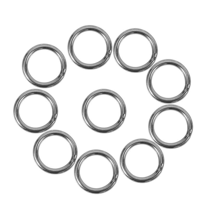 LKPCIGCXM M4 x 30mm Stainless Steel Strapping Welded Round O Rings 20 ...