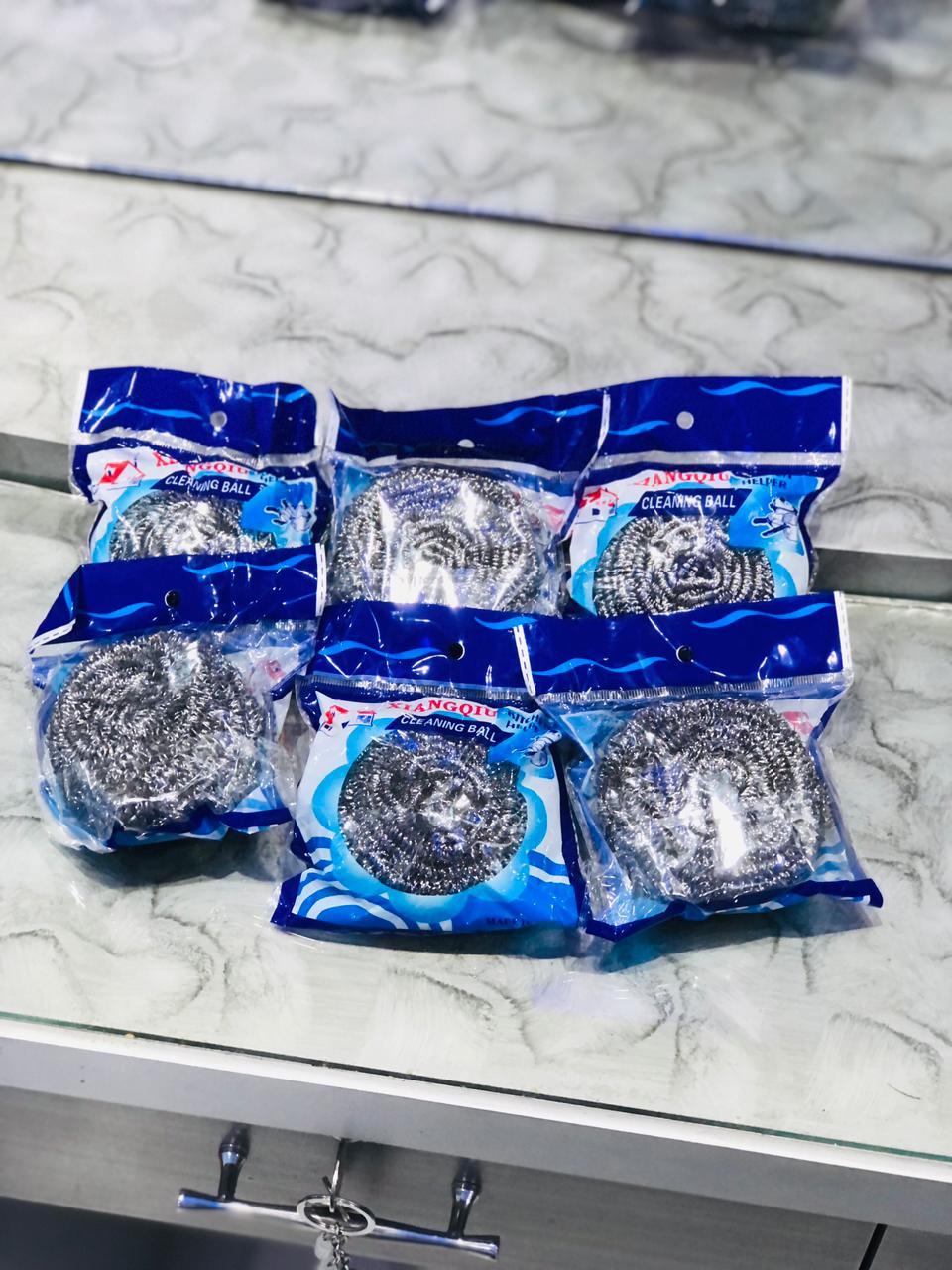 Steel Wool / Pack of 6 (Large) Stainless Steel Wool / Stainless Steel ...