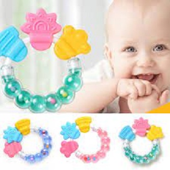 Baby Rattles Teether Toy Teeth Biting For Babies Baby Rattle Toddler ...