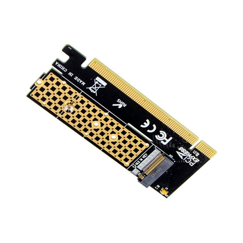 M.2 Nvme Adapter Ssd To M2 Key M Driver With Silicone Cooling Pad Hard ...