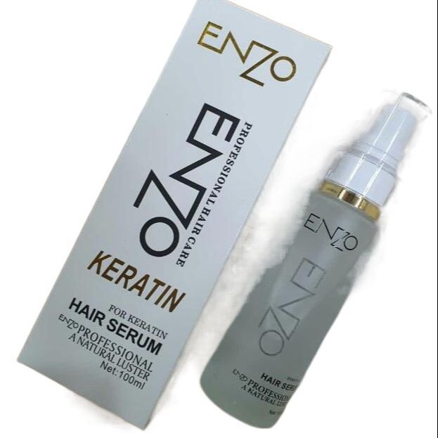 ENZO Keratin Hair Serum- For Frizzy & Dry Hair- Deep Nourihing Serum ...