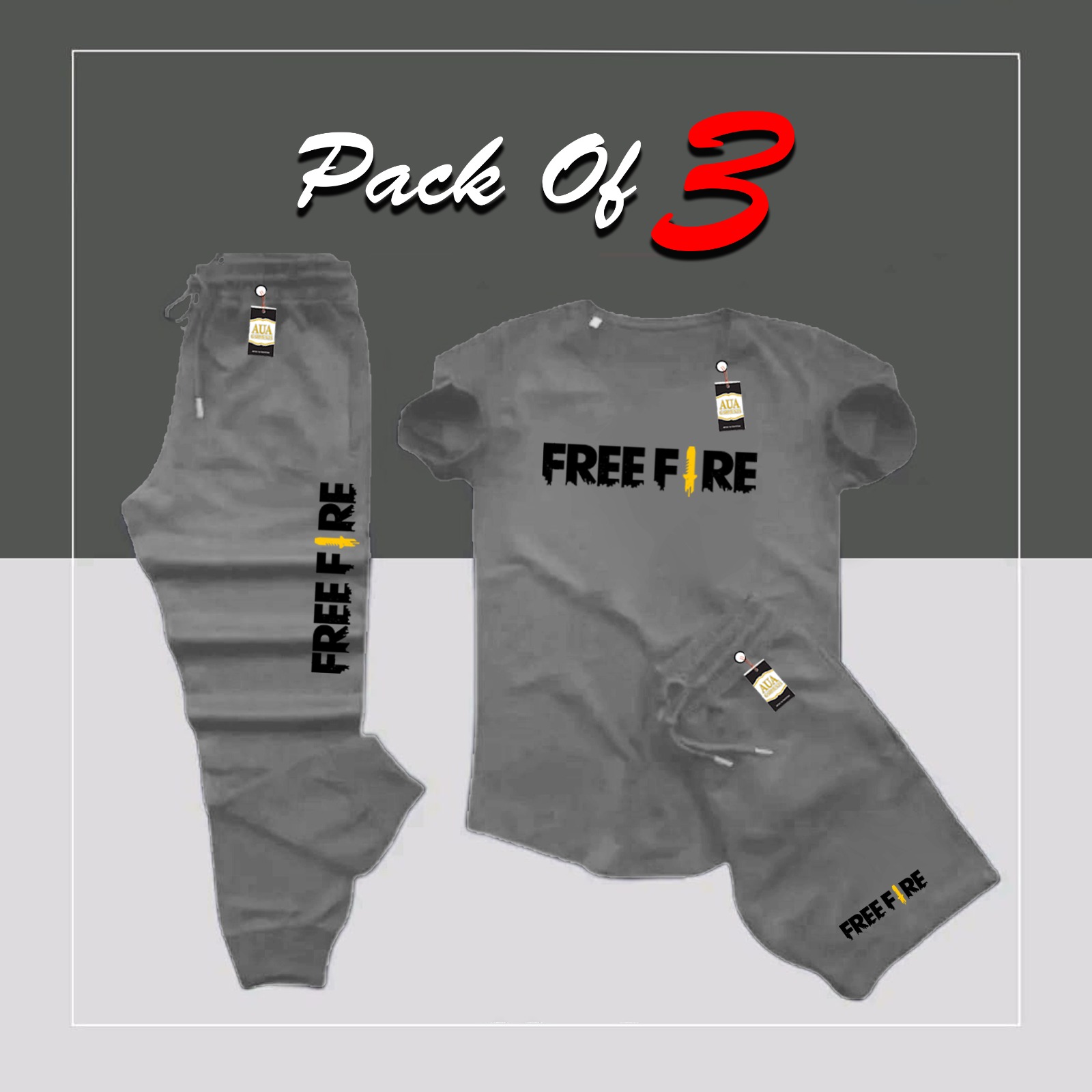 Free Fire Printed 3 in 1 Tracksuit For Men & Boys - Soft & Comfortable ...