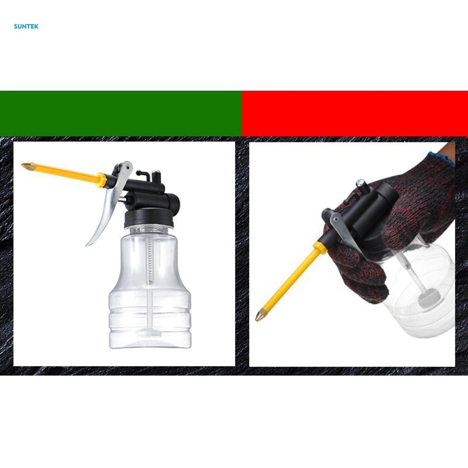 Pump Oiler Can 250ml Manual Oiler Lubrication Oil Can Bottle for ...