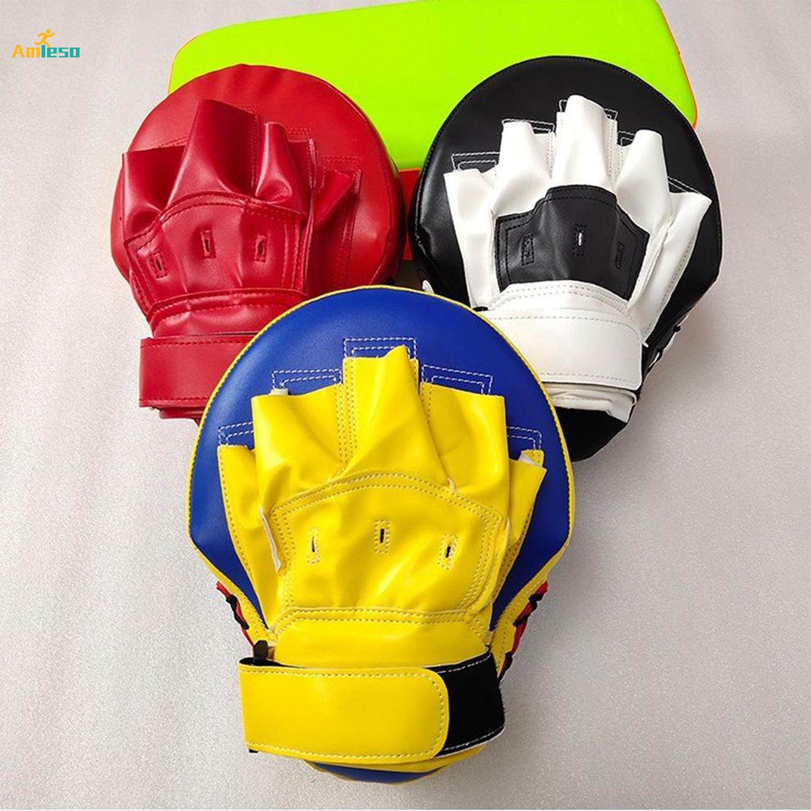 Boxing Curved Focus Punching - PU Training Hand Pads, Hand Target for ...