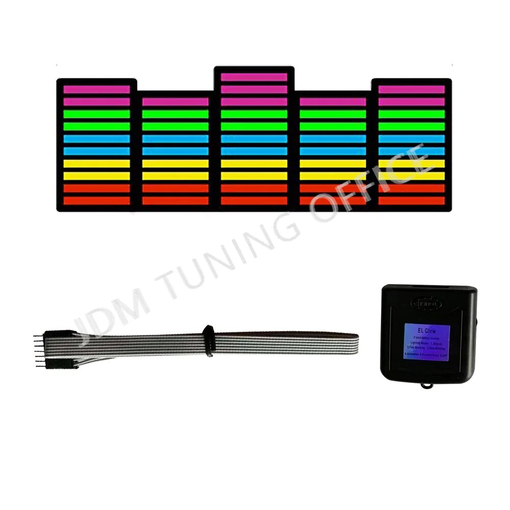 Equalizer Rhythm LED Car Window Sticker Windshield Electric Safety ...