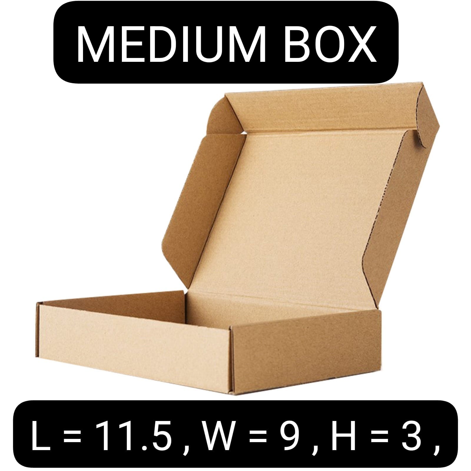 Premium Kraft Carton Box Bundle - Durable Shipping & Gift Packaging ...