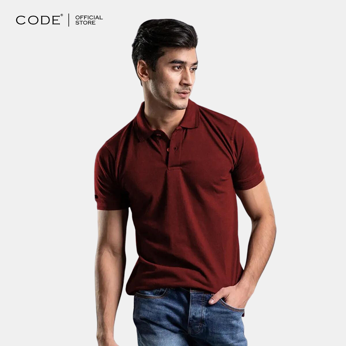 Code Basic Polo T Shirt For Men - Classic Polo T Shirt For Men | Daraz.pk