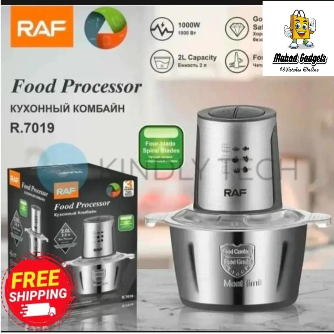 "RAF FOOD PROCESSORS" 3L & 2L Meat Grinder 1000W Stainless Steel ...