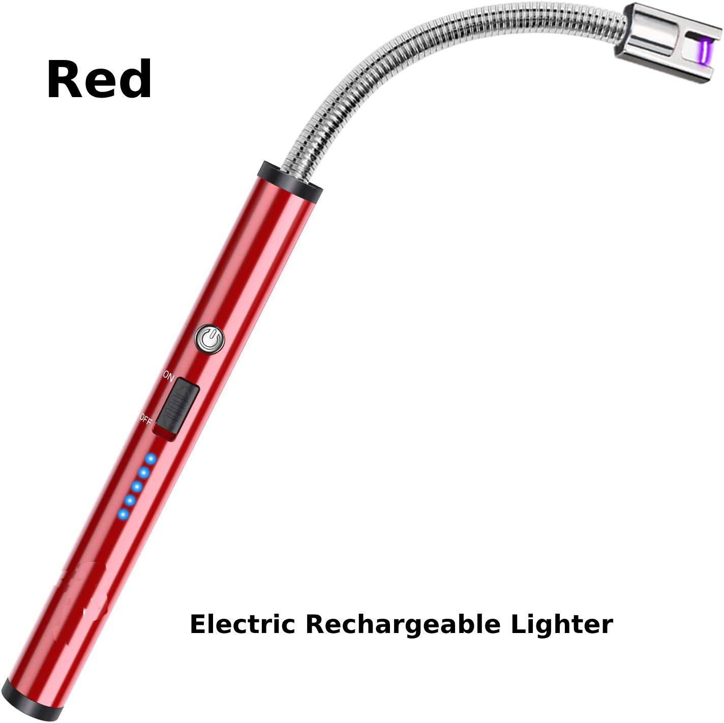 Lighter - Electric Rechargeable Kitchen Lighter - Stove Long Neck Arc 360° Flexible Lighter ...