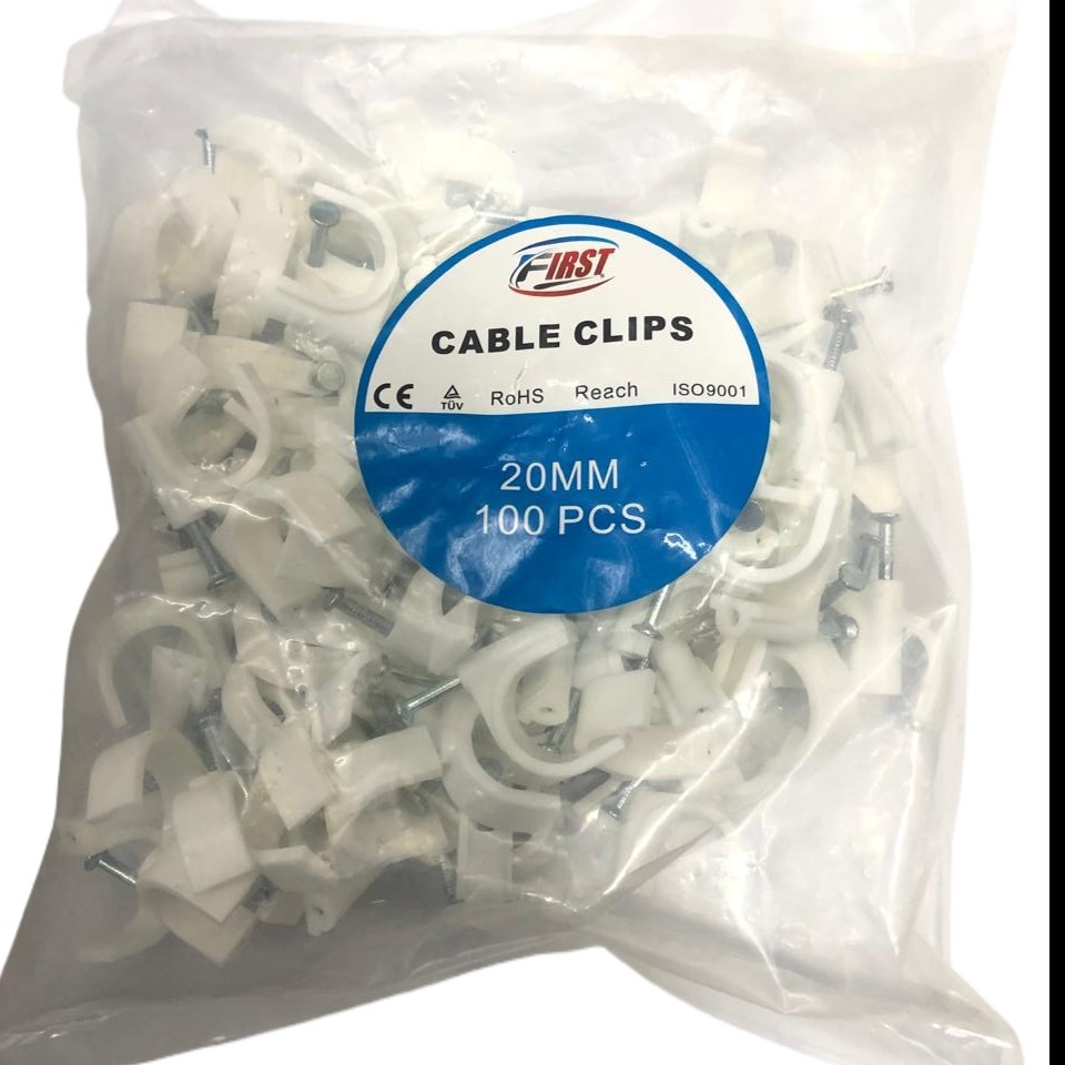 KSS Nail Cable/Wire Clip (20mm) | Daraz.pk