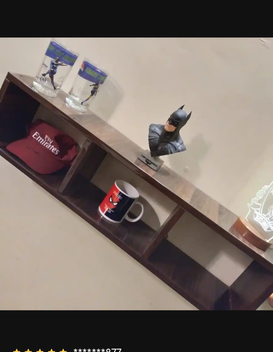 Wall mounted Box shelf Rectangular Shape Book Shelves Wall hanging shelves Wall decoration shelf ...