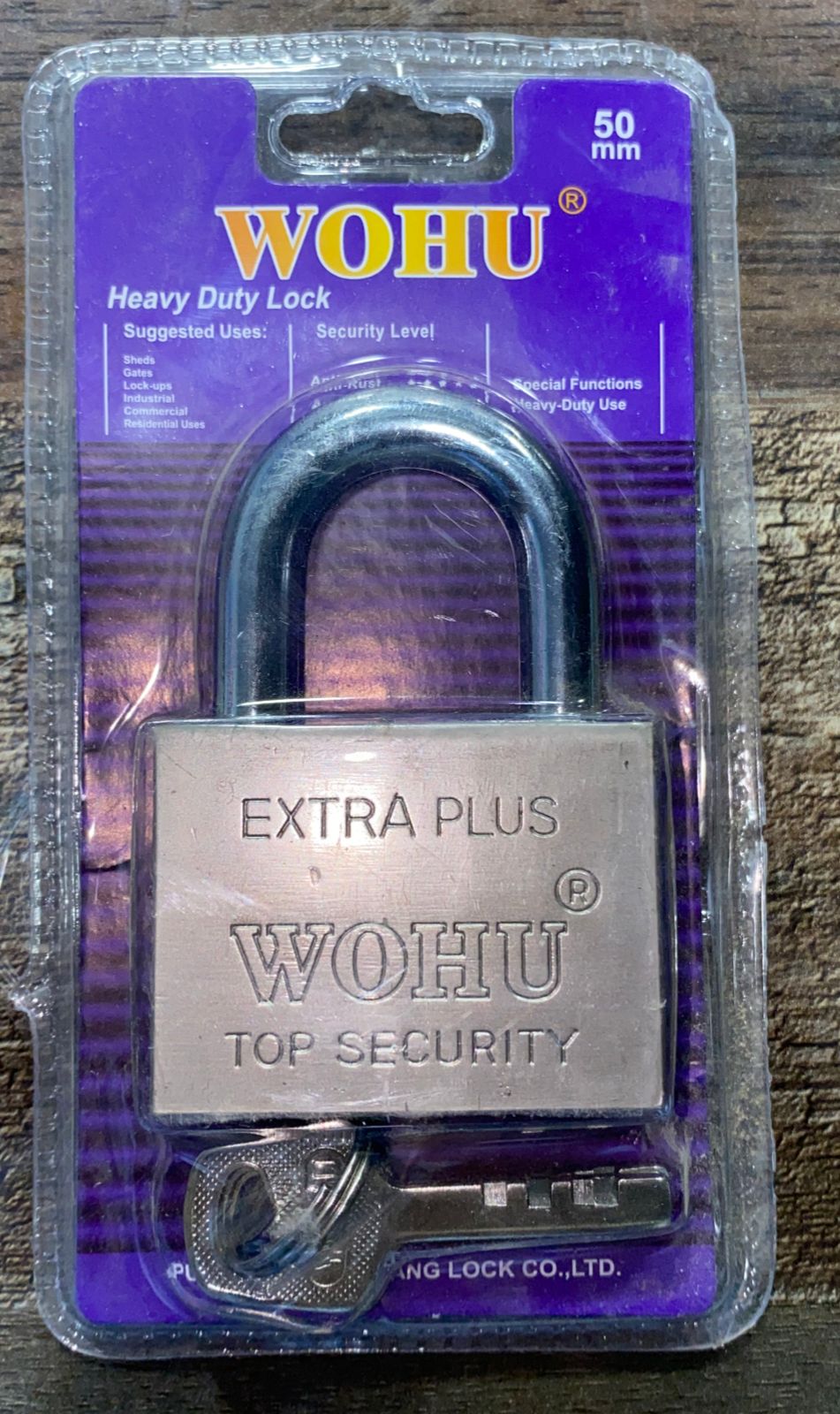 WOHU Heavy Duty Lock in ( 30 mm 40 mm 50 mm 60 mm 70 mm ) | Daraz.pk